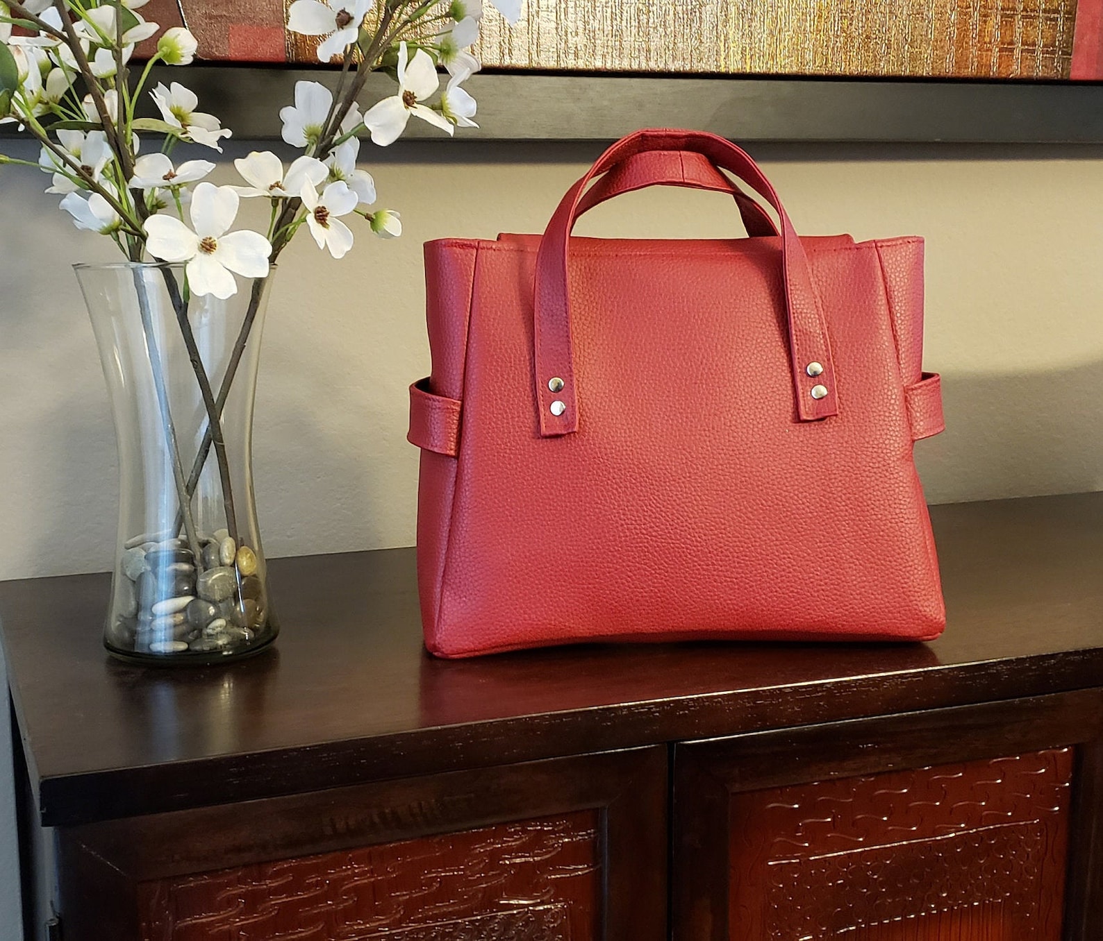 Margo Satchel Handbag Purse Digital PDF Sewing Pattern in Faux Fabulous ...