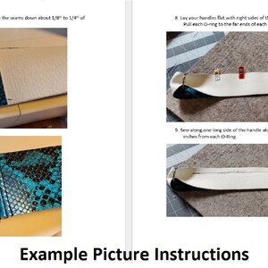 Danielle Dome Satchel PDF Sewing Pattern Handbag Purse, Tote, Faux ...