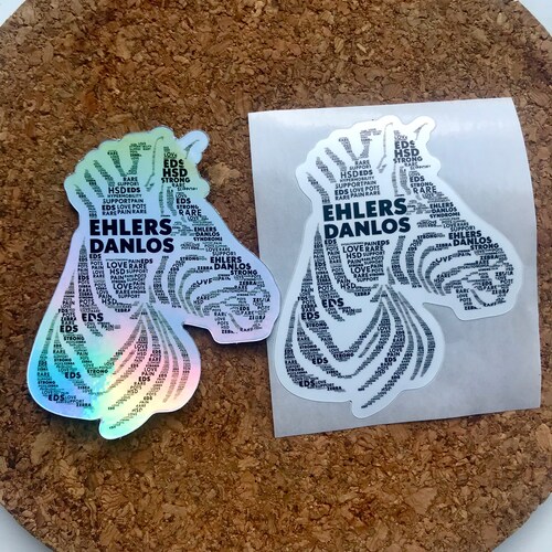 Ehlers Danlos Awareness Ribbon EDS Sticker Rare Disease | Etsy