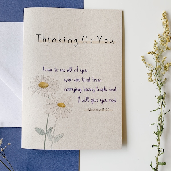 Religious Thinking of You Card - Etsy