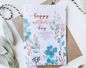 Mother's Day Card Christian, Religious Card, Bible Verse, Faith Card ...