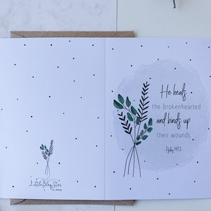 Christian Loss Card, Religious Card, Bible Verse, Faith Card, Scripture ...