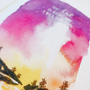 Galaxy Watercolor With Bible Verse, Religious Faith Christian Card ...