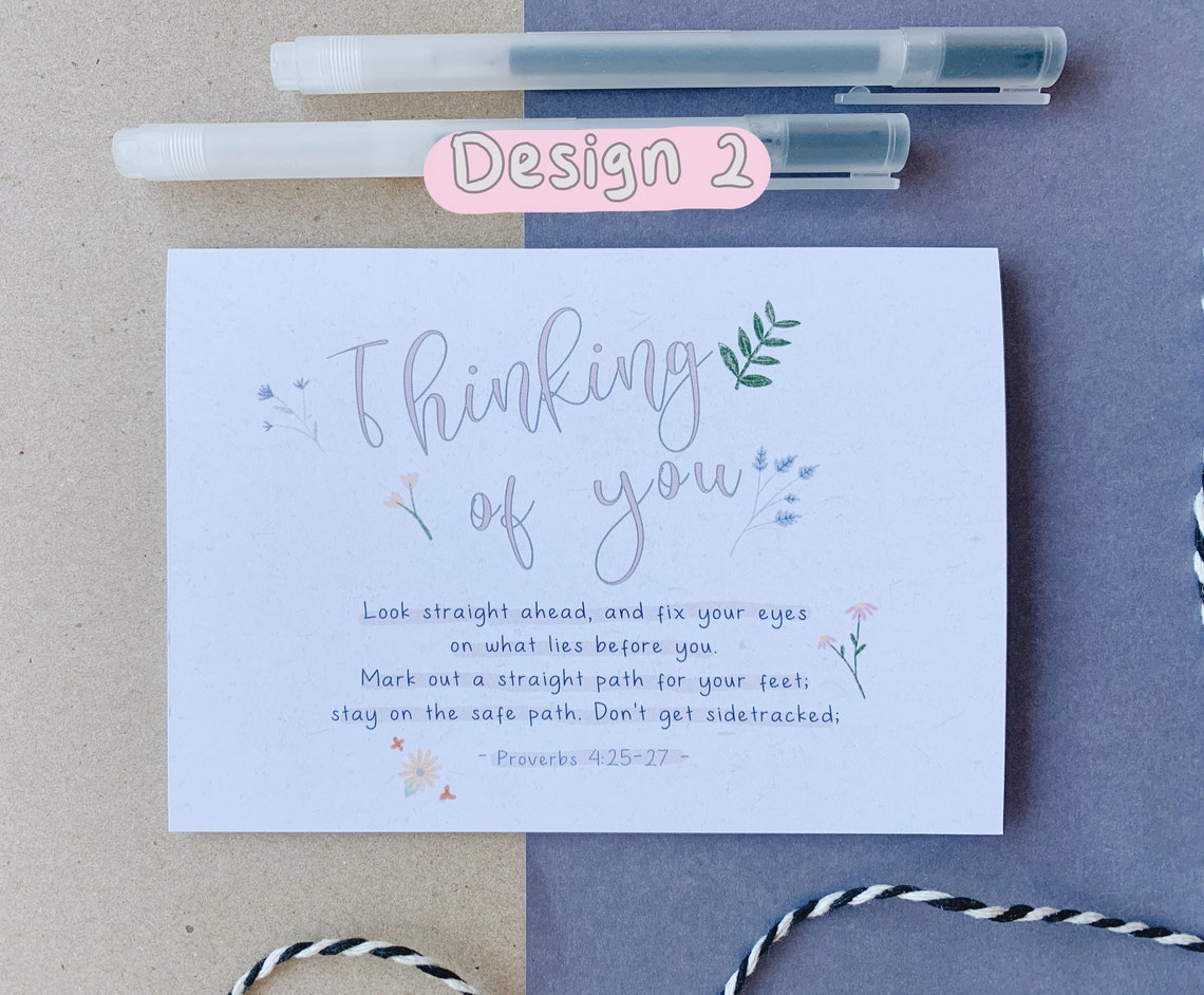 Thinking of You Card Religious Card Bible Verse Faith Card - Etsy Australia