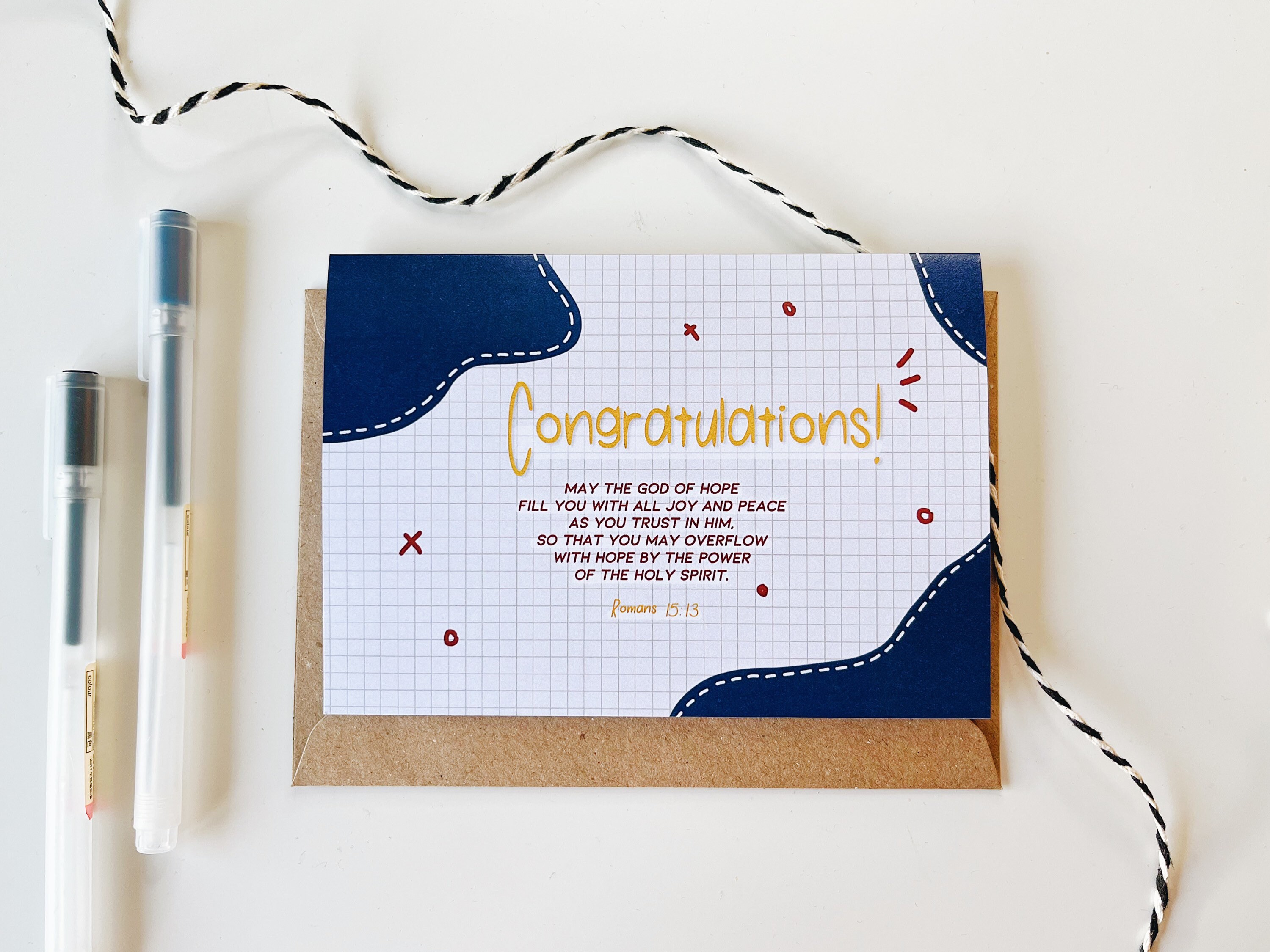 May the God of Hope Fill You With All Joy and Peace Congratulations ...