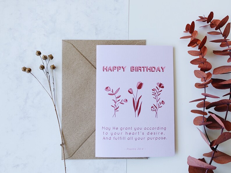 Christian Friendship Birthday Card Religious Card Bible - Etsy
