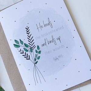 Christian Loss Card, Religious Card, Bible Verse, Faith Card, Scripture ...