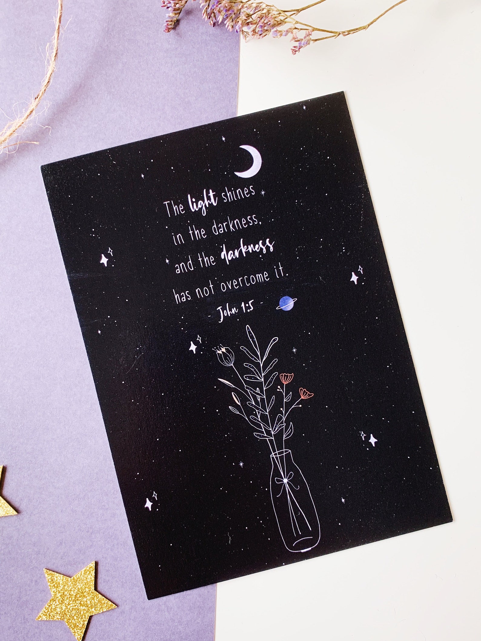 Postcard Set | Religious Faith Card, Scripture Card, Hand Drawn Art ...