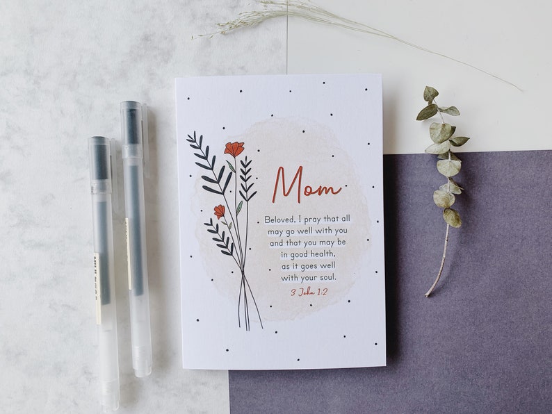Mother's Day Card Christian Card Religious Card Bible - Etsy