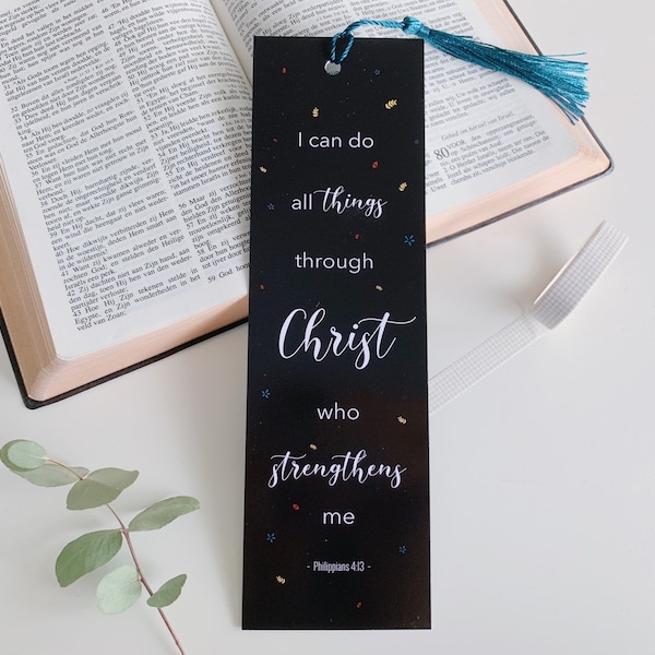 Scripture Bookmark - Etsy