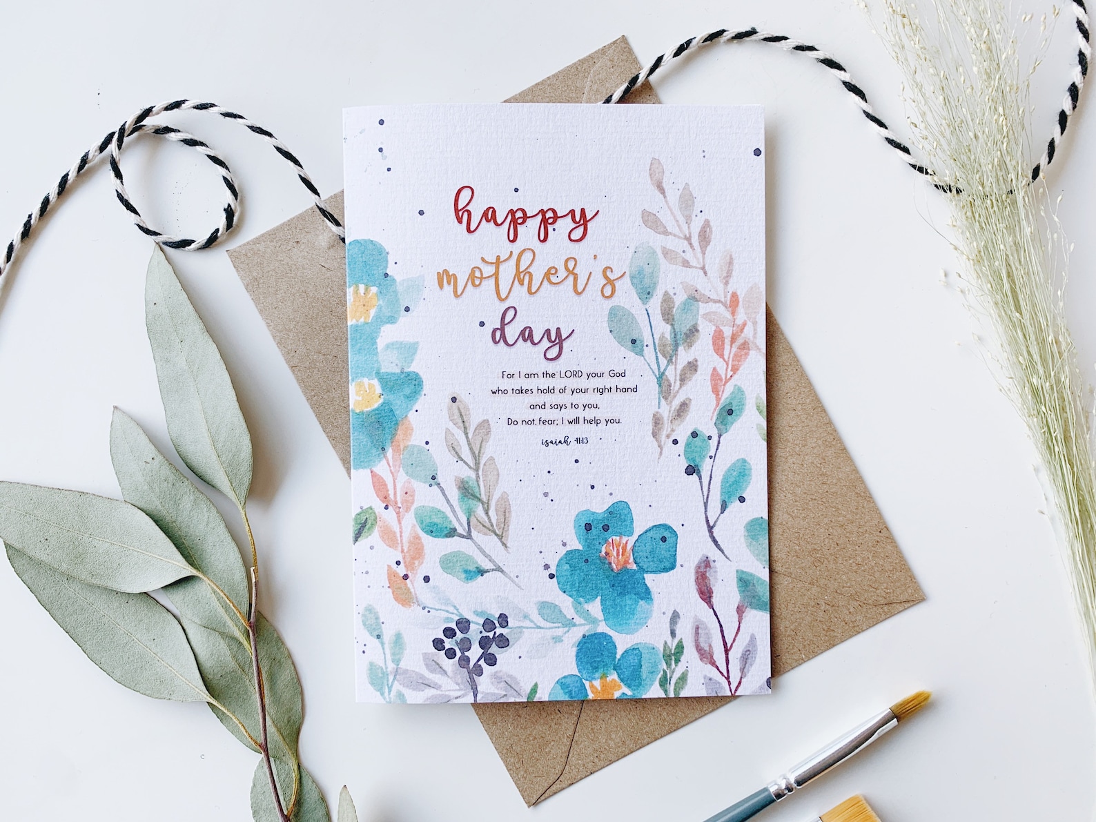 Mother's Day Card Christian Religious Card Bible - Etsy