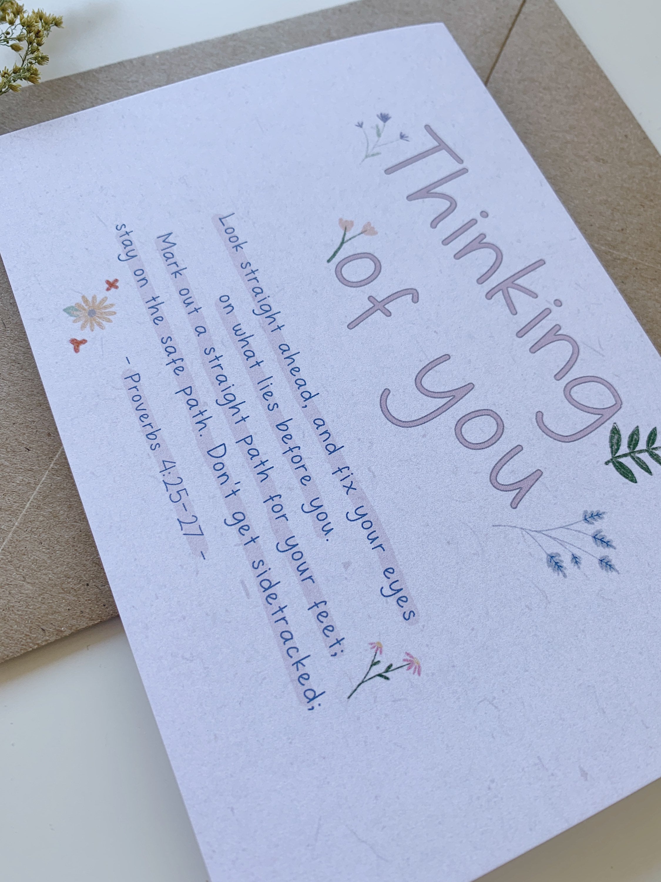 Thinking of You Card Religious Card Bible Verse Faith Card - Etsy Australia