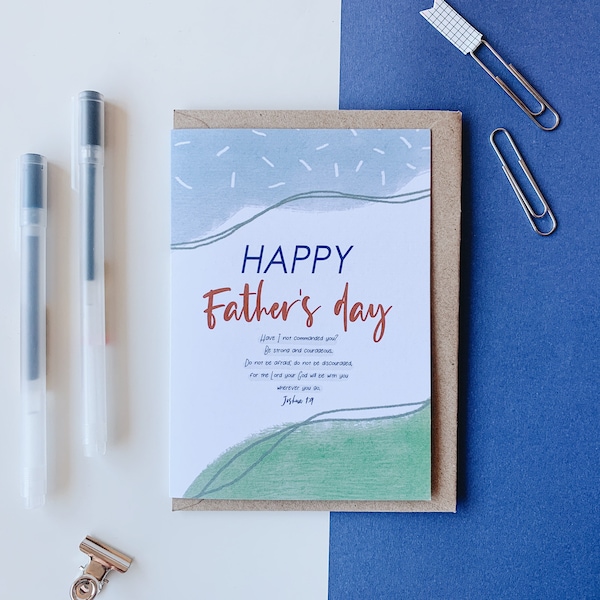 Printable Religious Fathers Day Card - Etsy