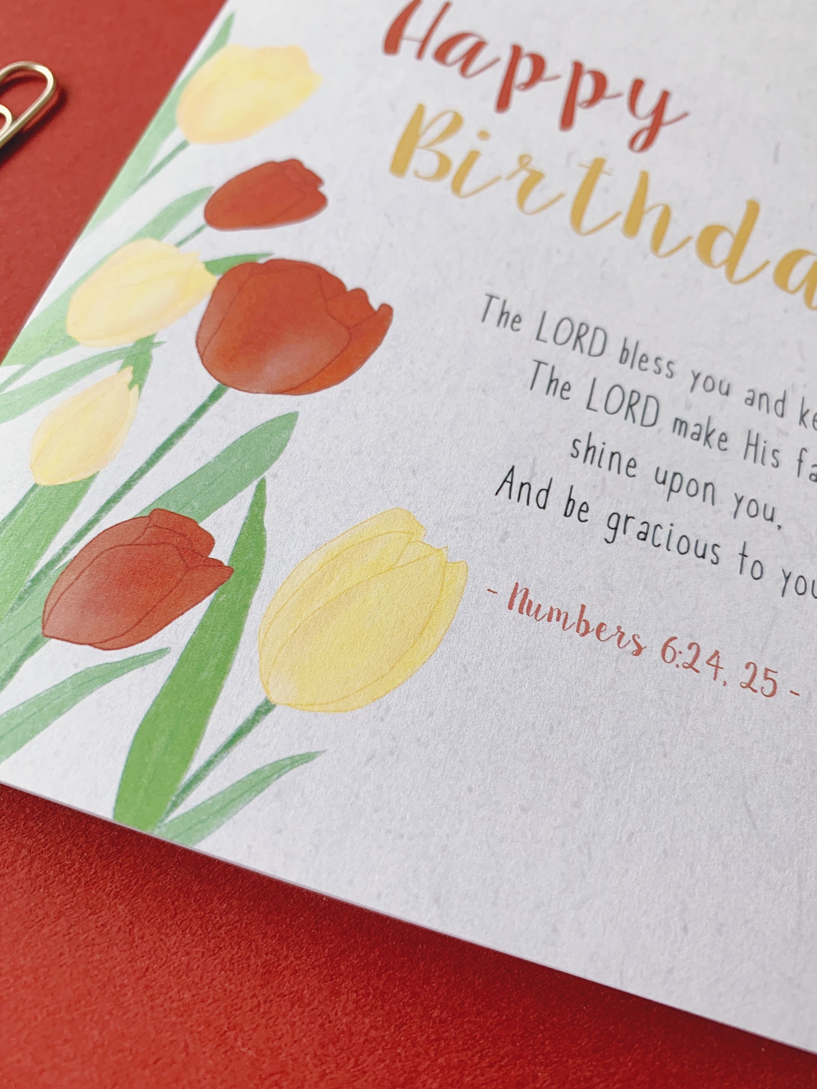 Christian Birthday Card, Religious Card, Bible Verse, Faith Card ...