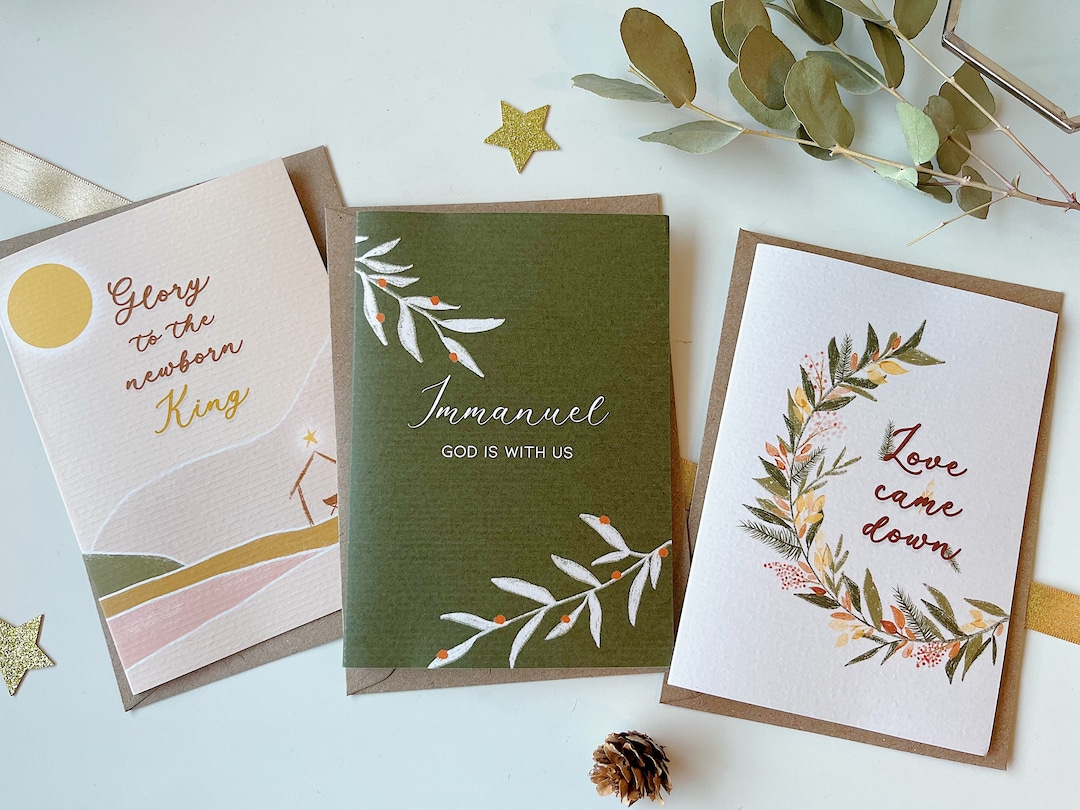 Mixed Christian Christmas Card Set | Bible Verse, Religious Faith Card ...