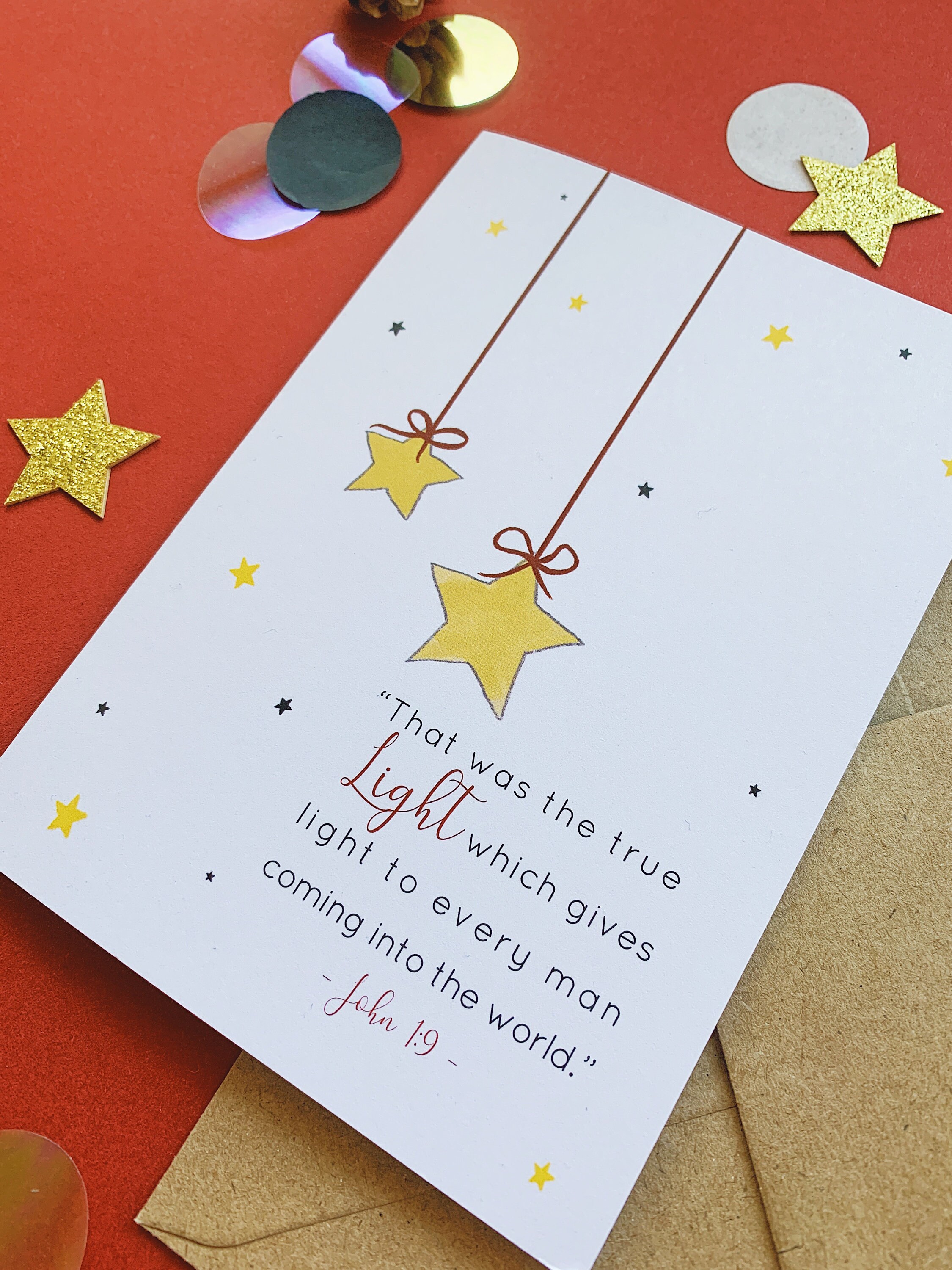 Christian Christmas Card, Christmas Card, Christmas Stars, Religious ...