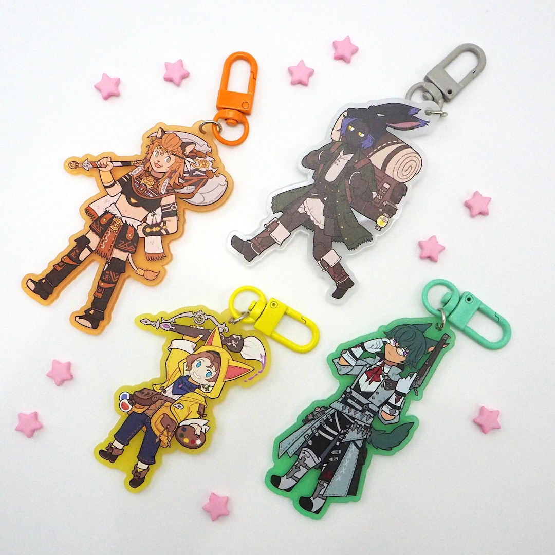 FFXIV Dawntrail Key Chain - Etsy