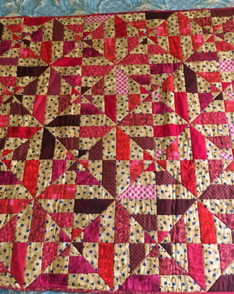 Handmade Patchwork Quilt - Etsy Australia