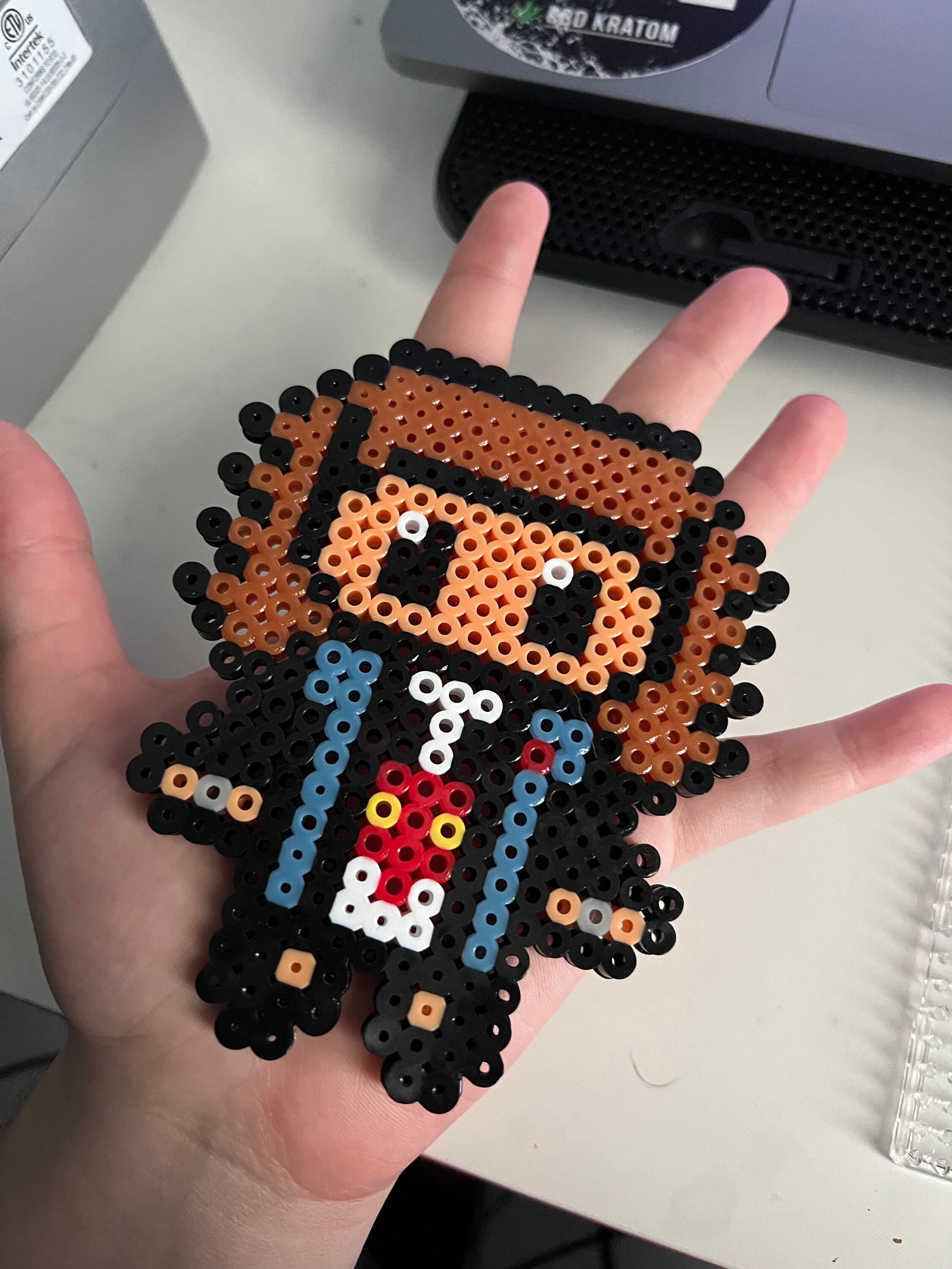 Eddie Munson Stranger Things Perler Bead Chibi Figure - Etsy