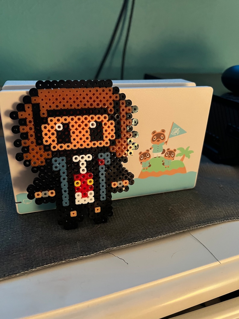 Eddie Munson Stranger Things Perler Bead Chibi Figure - Etsy Ireland