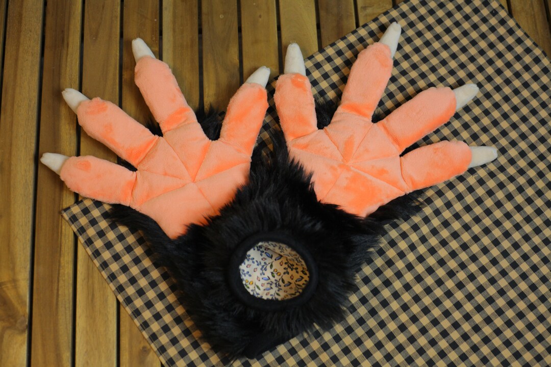 Opossum Fursuit Paws - Etsy