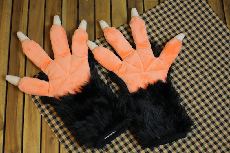 Opossum Fursuit Paws - Etsy