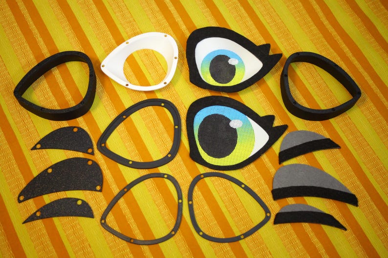Toony Fursuit Magnetic Eye Blank System - Etsy
