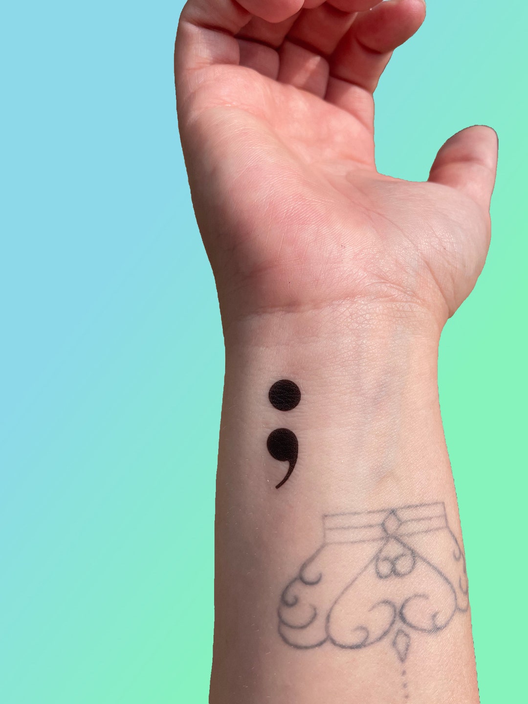 15 Semicolon Temporary Tattoos, Your Story Isnt Over Yet, You Are Not ...