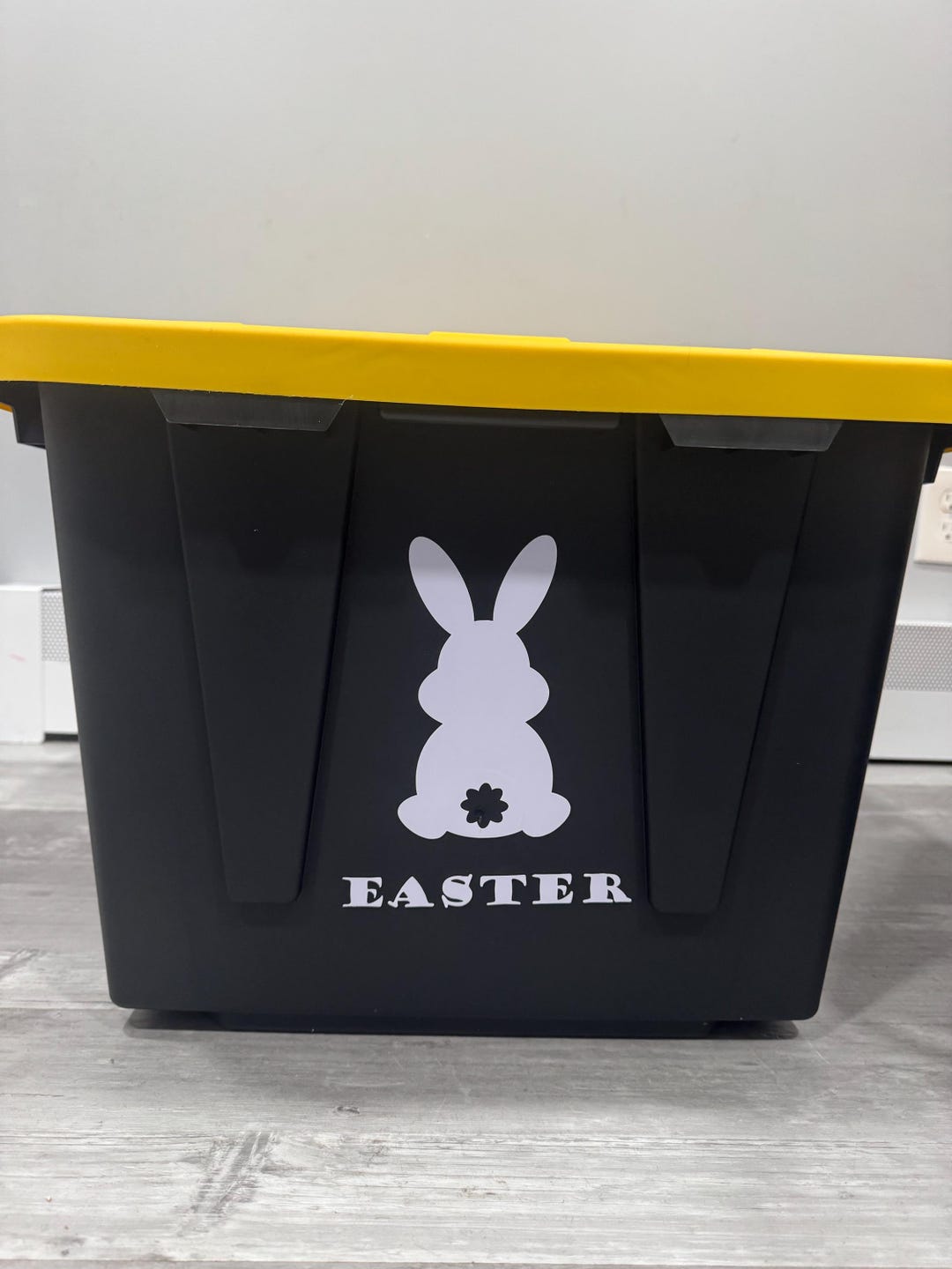 Easter Bin Storage Decal, Holiday Storage Label, Storage Label, Easter ...