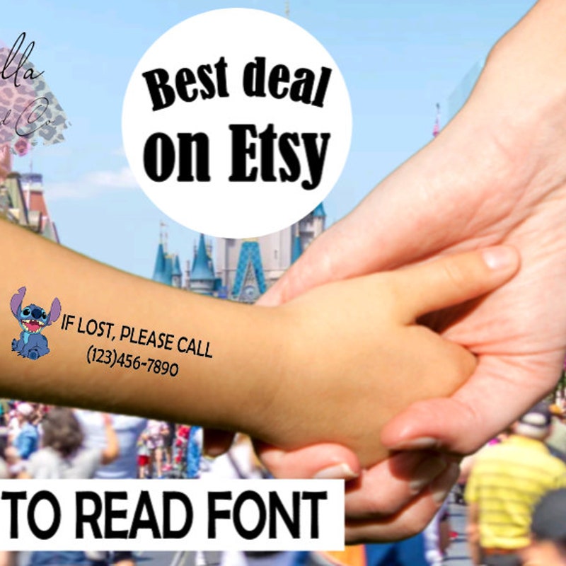 Phone Number Tattoo - Etsy