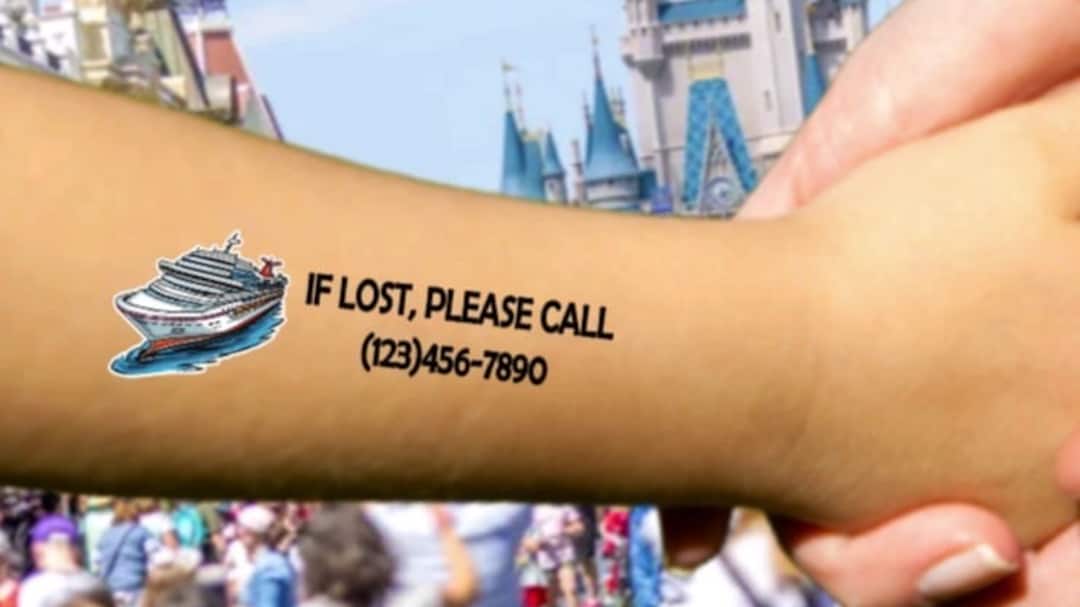 Child Safety Tattoo, Cruise Safety, Non Verbal, If Lost Tattoo ...
