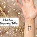 Javier Temporary Tattoo Sticker (set of 4) - Etsy Canada