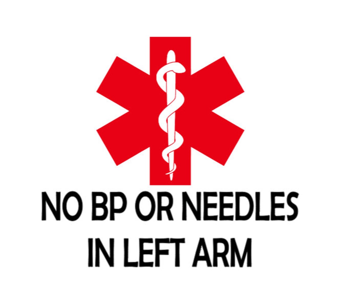 Custom Medical Alert Temporary Tattoos, Medical Condition, No BP or ...