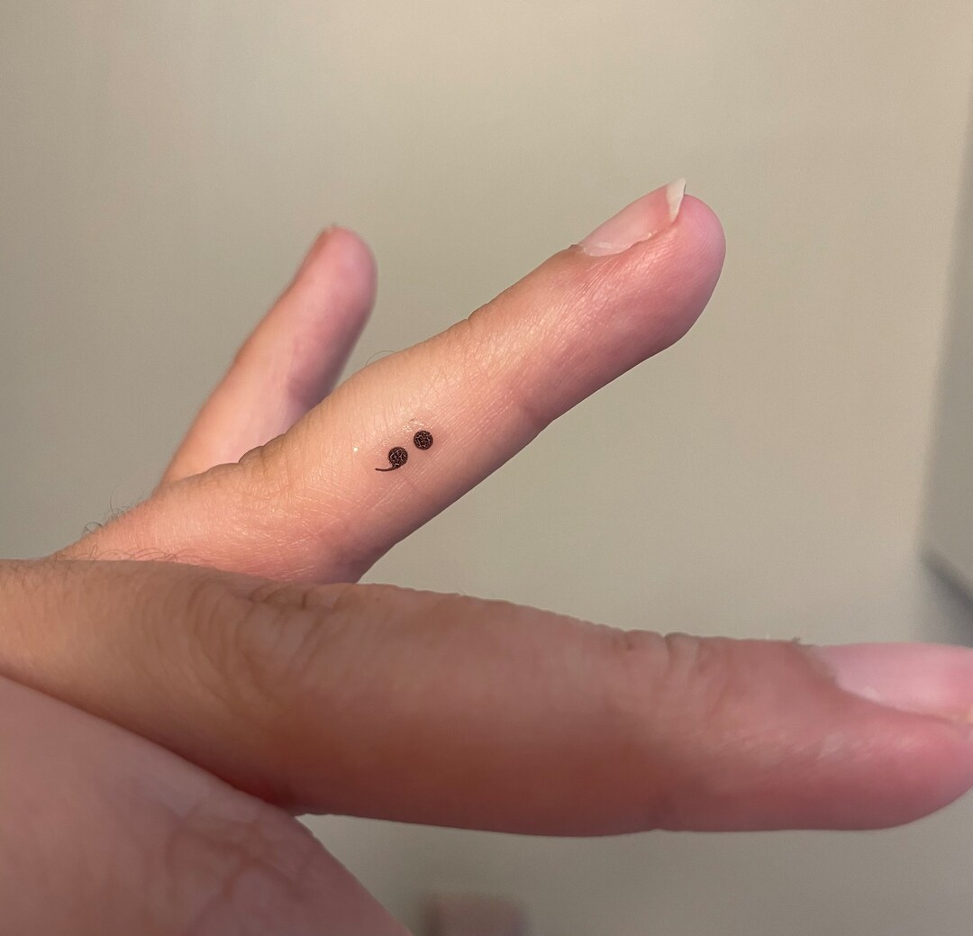20 Semicolon Temporary Tattoos, Your Story Isnt Over Yet, You Are Not ...