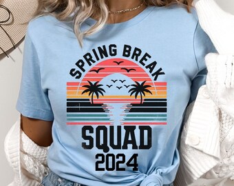 Spring Break Crew Shirt, Spring Break Shirts, Vacation Shirts, Group ...