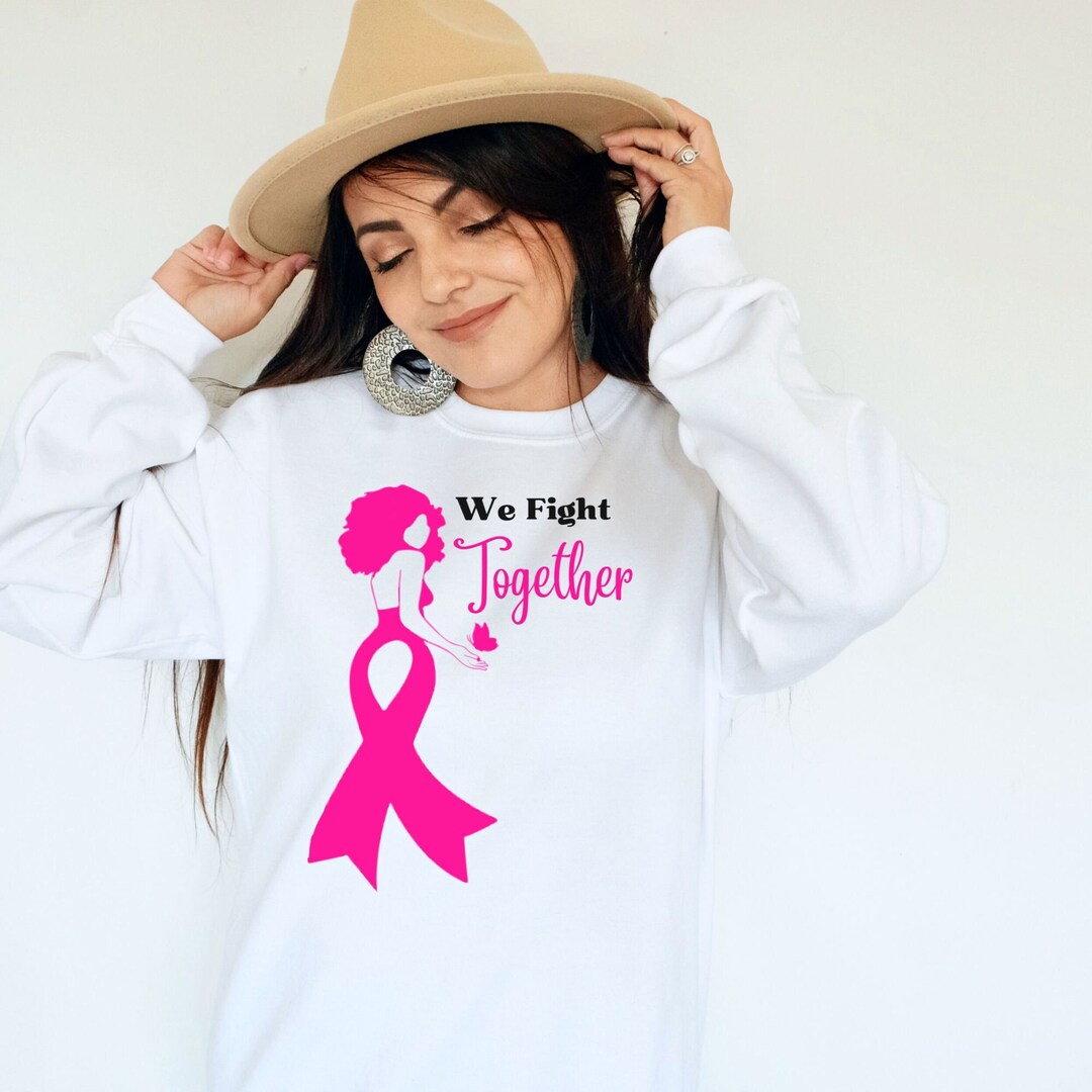 We Fight Together Cancer Ribbon Awareness Tshirt Cancer - Etsy