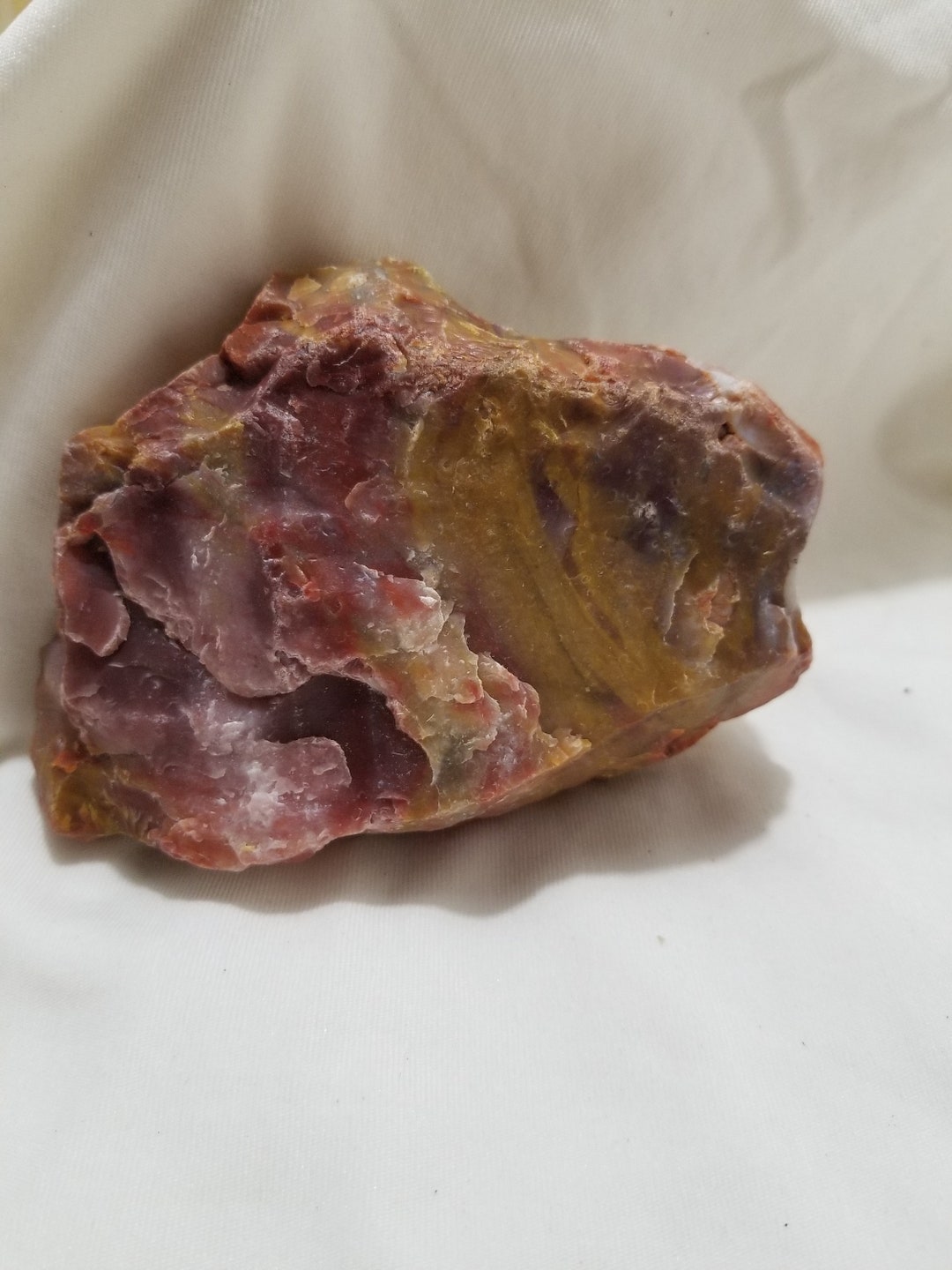 Burgundy and Gold Petrified Wood - Etsy