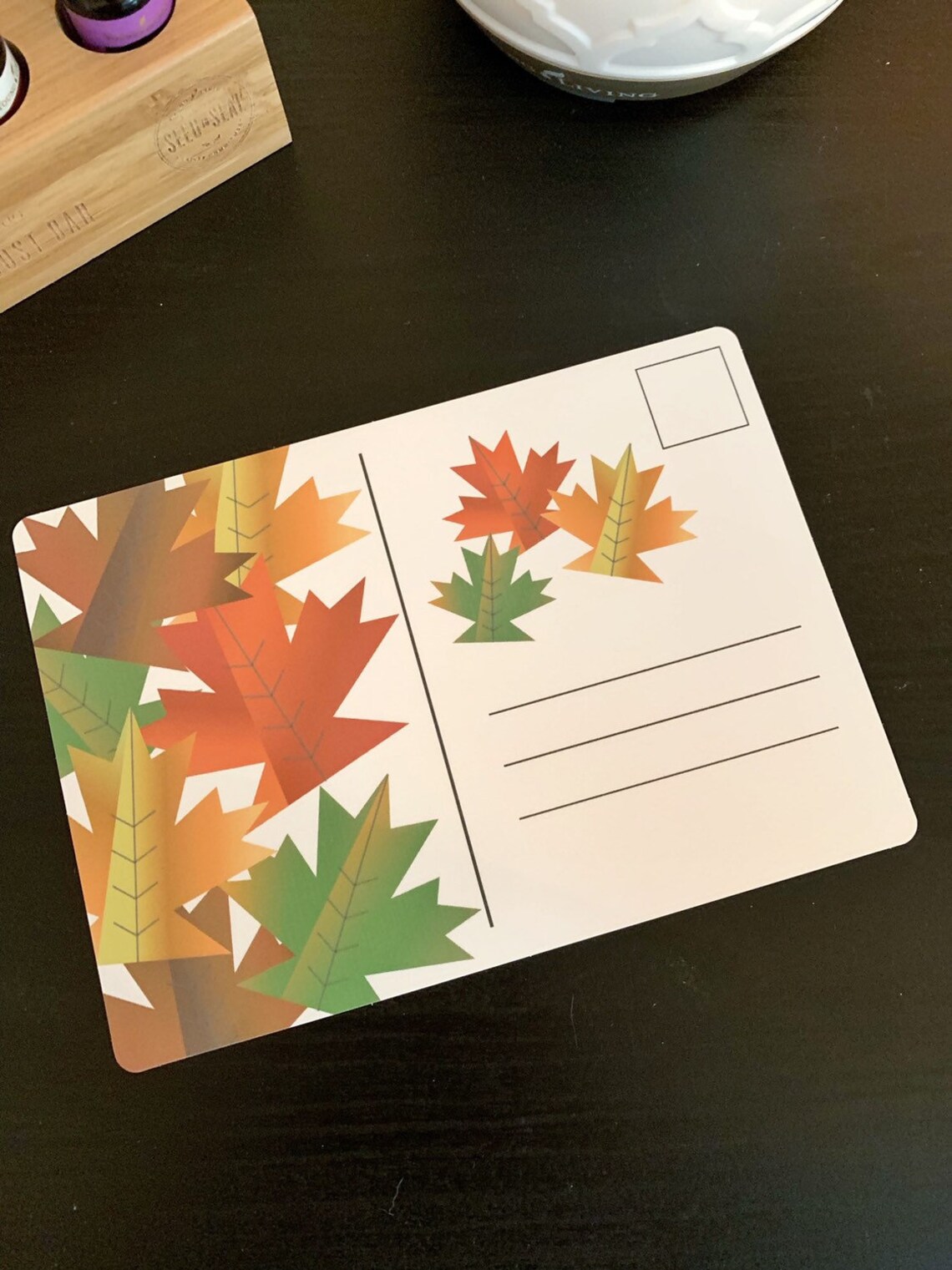 Essential Oil Autumn Diffuser Blends Sheet Postcard Etsy