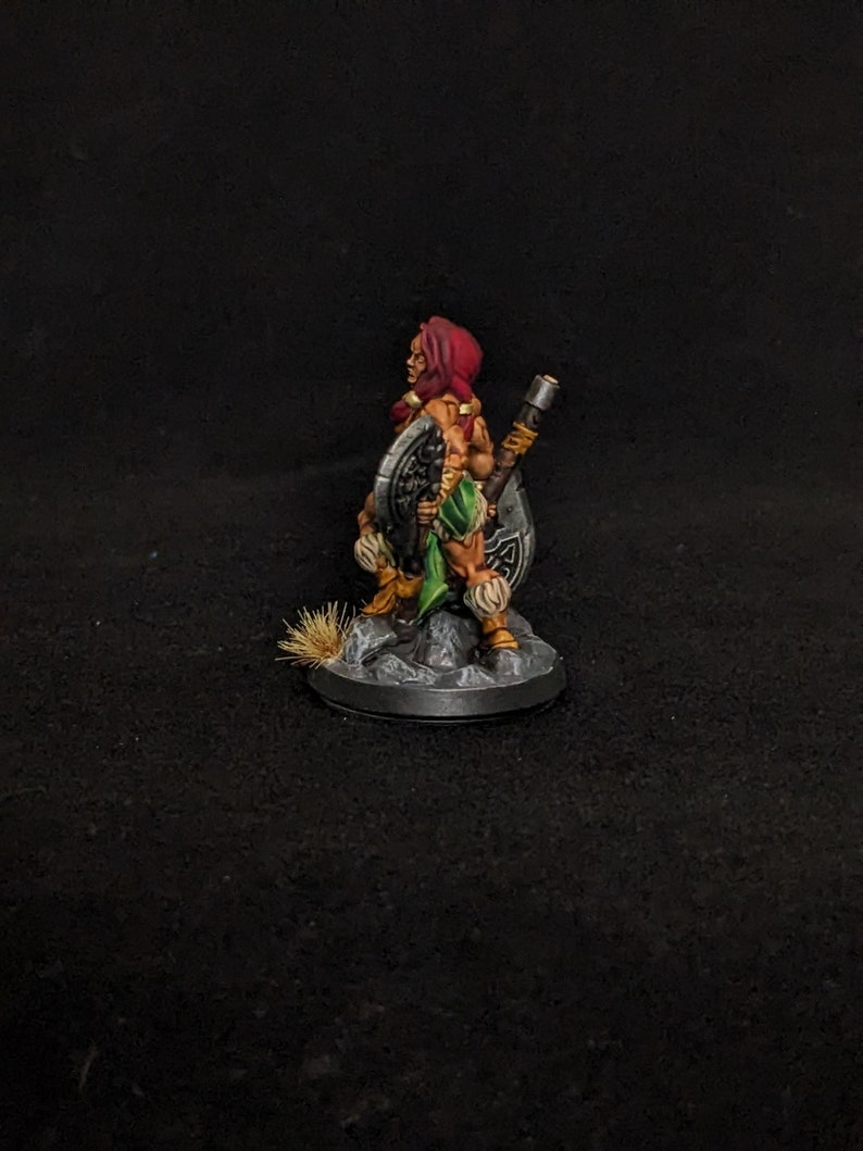 Epic Female Barbarian Miniature Felda Ironfist Hand Painted Miniature ...