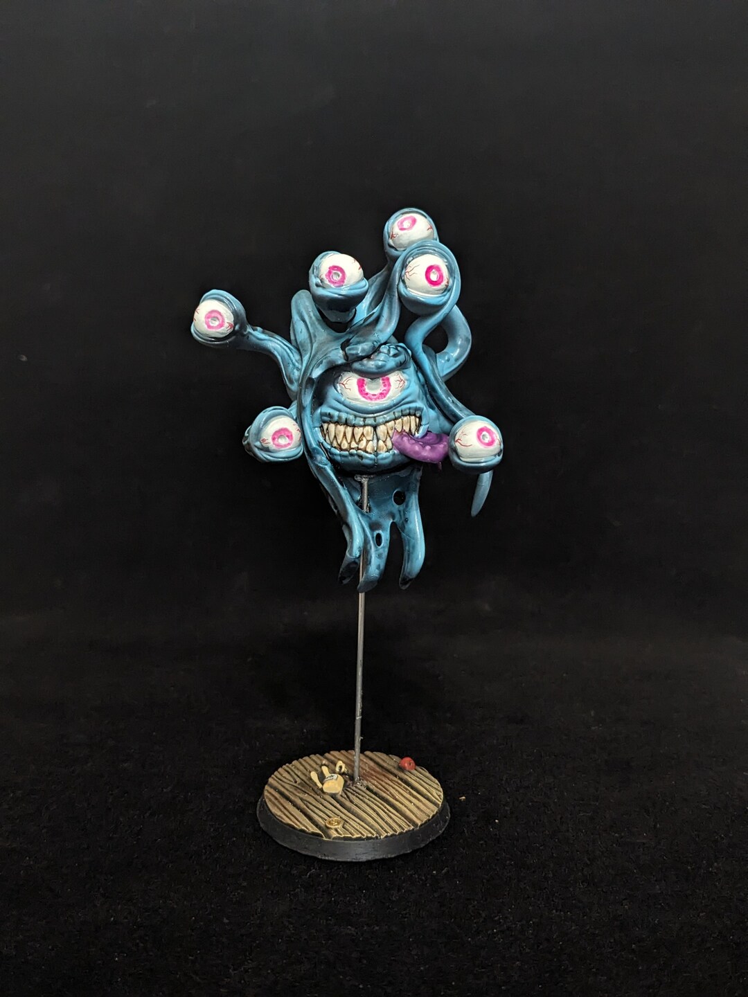 Dnd Dungeons and Dragons Blue Beholder 2 Hand Painted Miniature - Etsy