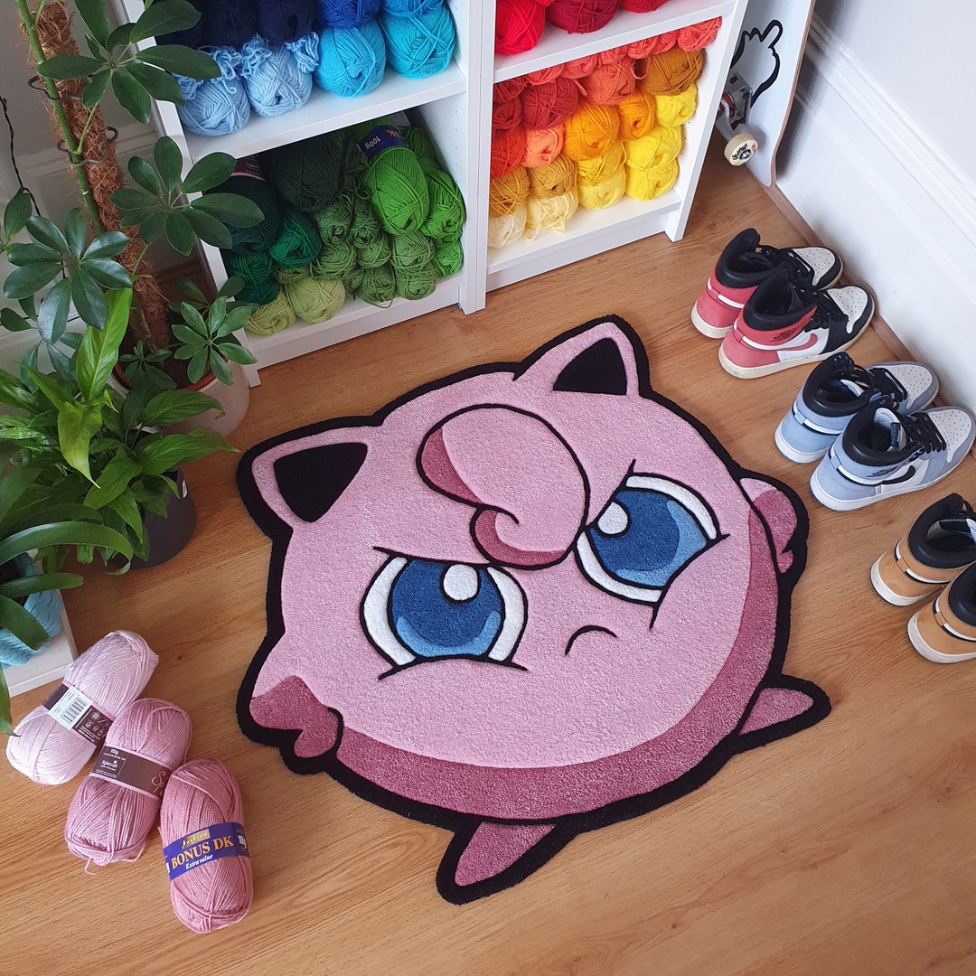 Hand Tufted Jigglypuff Rug Pokemon - Etsy