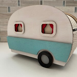Retro Camper Roll-top Box Laser Cut File - Etsy