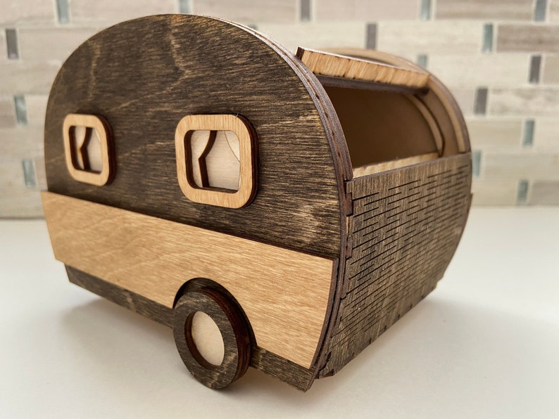 Retro Camper Roll-top Box Laser Cut File - Etsy