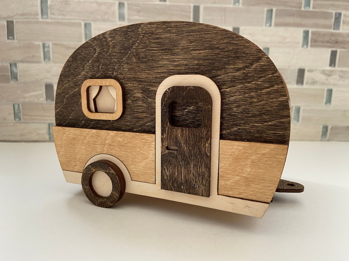 Retro Camper Roll-top Box Laser Cut File - Etsy Hong Kong