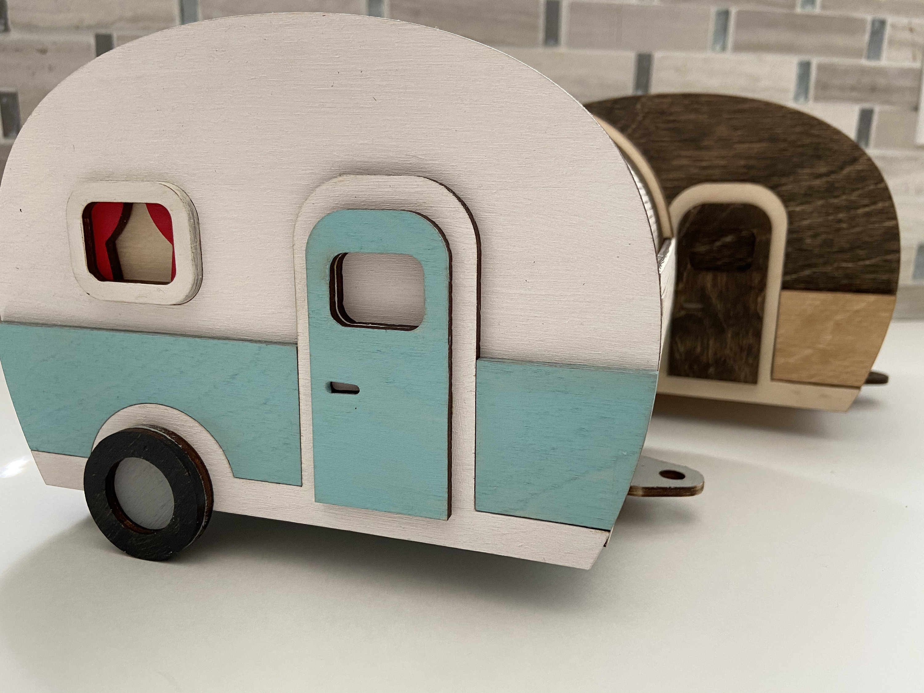 Retro Camper Roll-Top Box Laser Cut File | Etsy