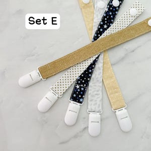 Set of 5 Small Fabric Clips, Neutral Colors , Multipurpose Clip Toy ...