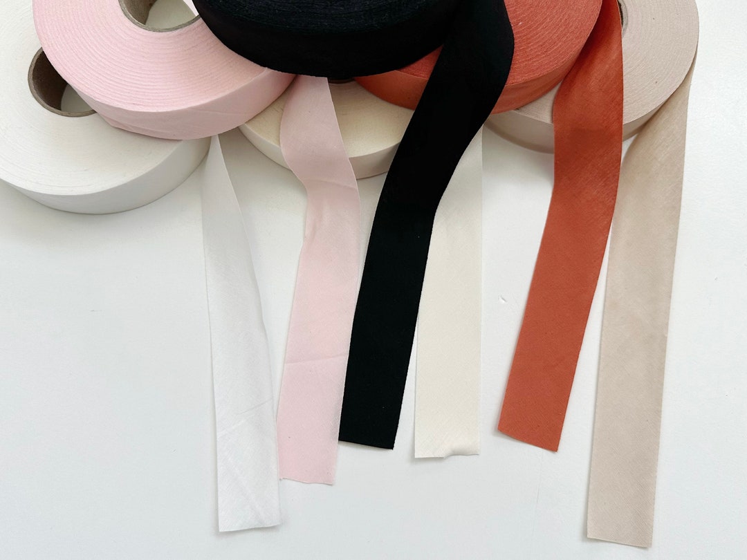 30mm Bias Binding Tape, Fabric Binding Tape, Un-folded Cotton Binding ...