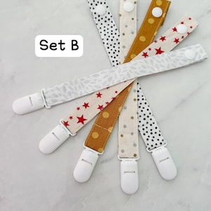 Set of 5 Small Fabric Clips, Neutral Colors , Multipurpose Clip Toy ...