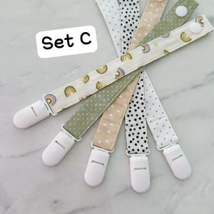 Set of 5 Small Fabric Clips, Neutral Colors , Multipurpose Clip Toy ...
