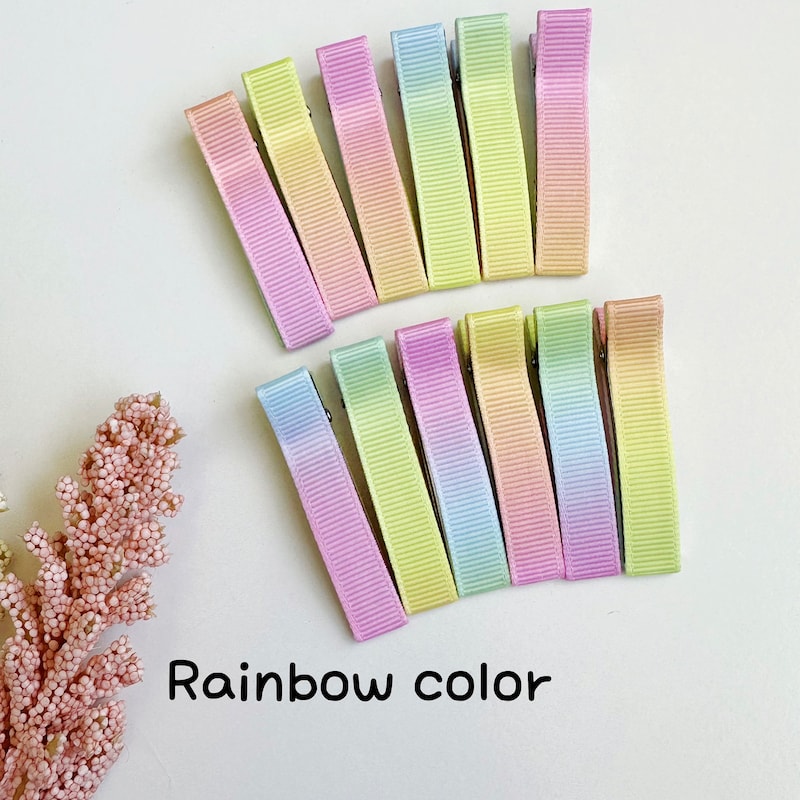 Ribbon Hair Clip - Etsy